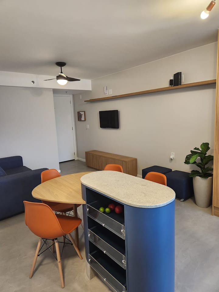 Sea & Surf View | Modern Beachfront Apt Recreio - Recreio