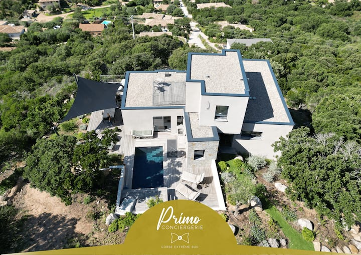 Villa Architecte Vue Mer, Maquis - Figari