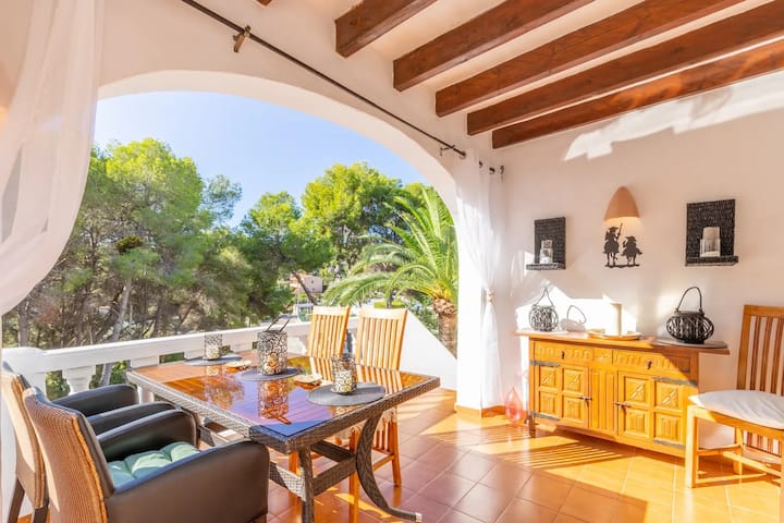 Huis In Moraira, 2 Min Van Zee Met Zwembad 3 Airco - Moraira