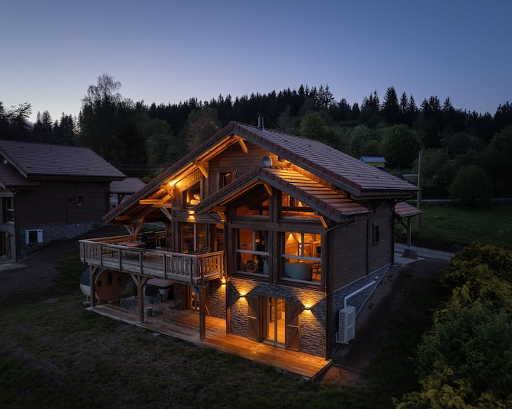 Chalet Tharkey, Luxueux Avec Spa Et Sauna - Vosges
