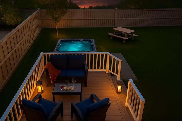 Nordic Retreat | Hot Tub, 2 Kitchens & 3 Lounges - Edmonton, Canada