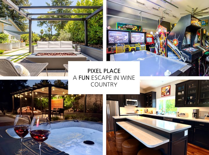 Pixel Place - A Private Arcade + Outdoor Sanctuary - Sebastopol, CA