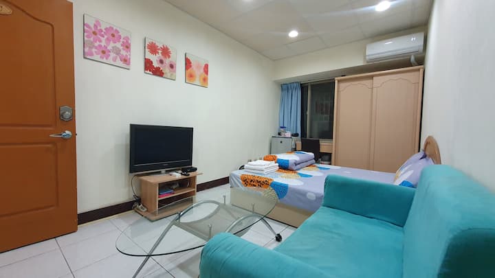 限月租30天/新莊/電梯大樓/丹鳳捷運站mrt周邊/雙人套房/輔大/明志/樹林板橋/大套房/乾濕分離 - Banqiao District