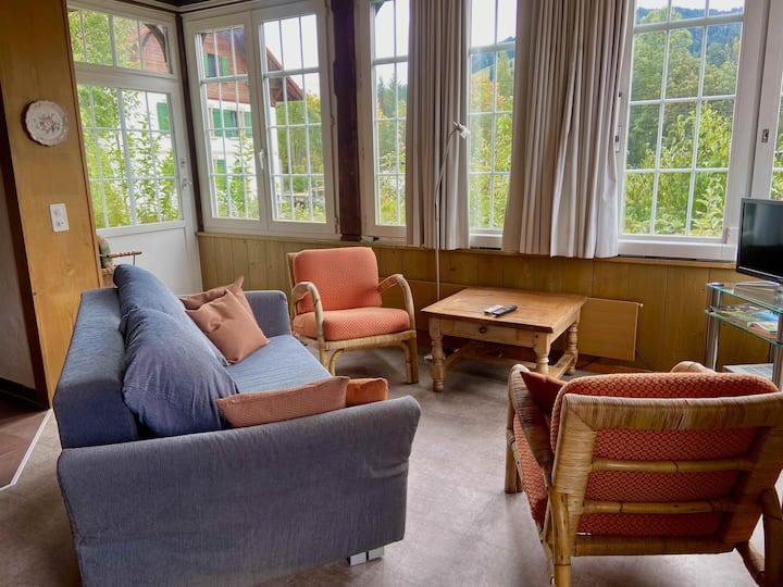 Cozy Family App In Historic House, Big Garden - Gstaad