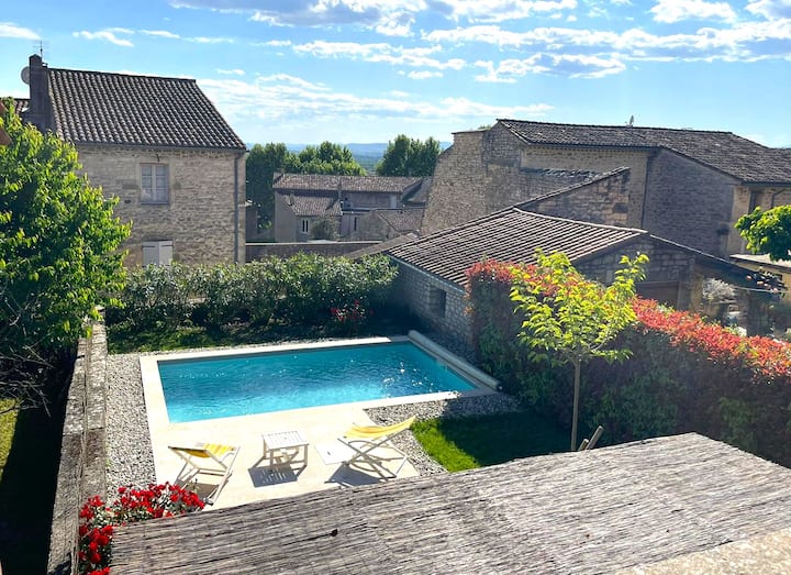 Maison De Village Avec Piscine - Barjac