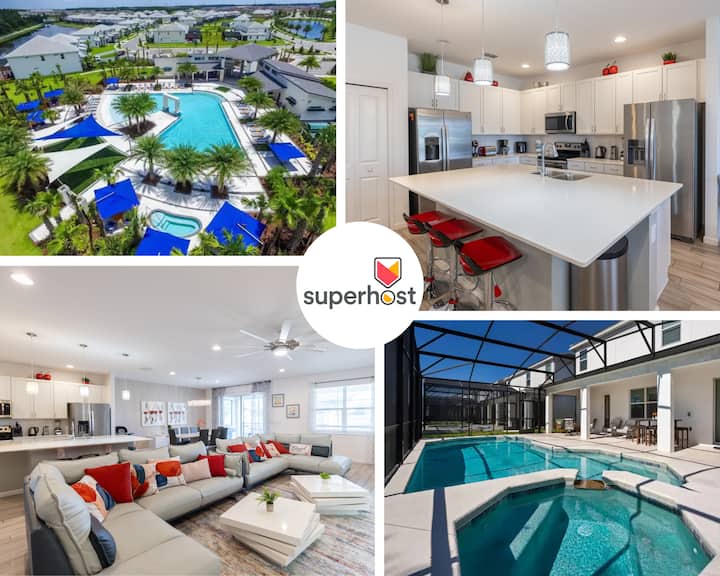 10br Themed Resort Home W/game Room+theater+pool! - Kissimmee, FL