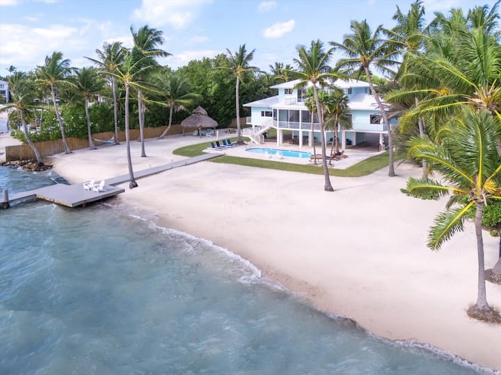 Oceanfront, Private Beach,pool,dock Islamorada - Islamorada, FL