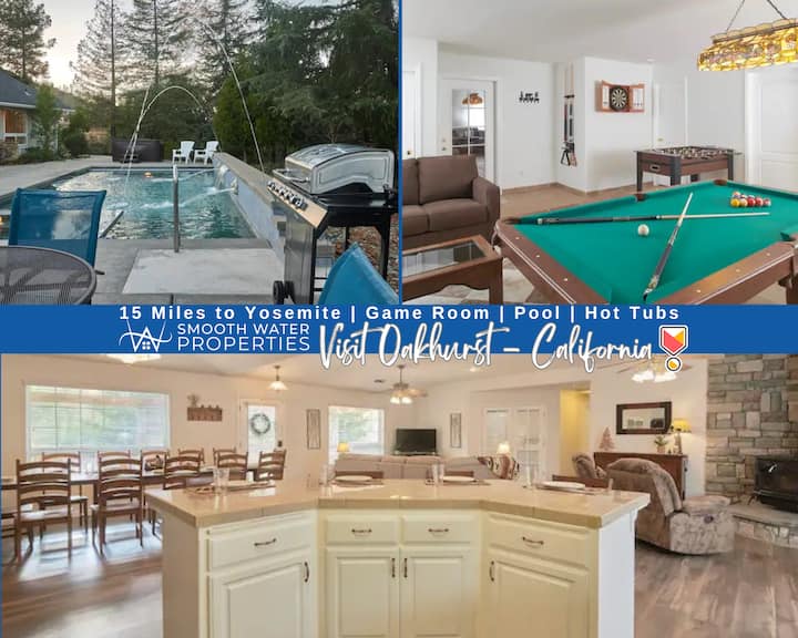 Heated Pool | 15 Miles-yosemite | Games | Hot Tubs - Bass Lake, CA