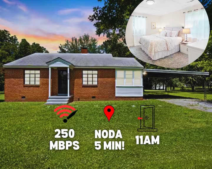 Close To Noda | Home With Yard | 250 Mbps Fiber! - Charlotte, NC