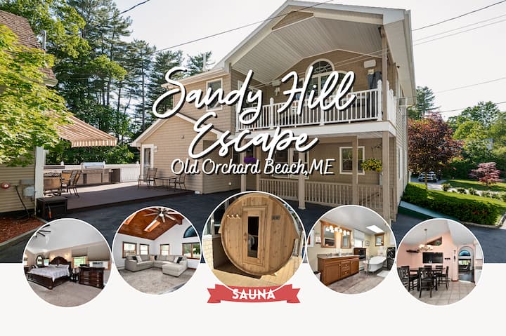Spacious 4br Retreat – Private Sauna & Hot Tub - Old Orchard Beach, ME