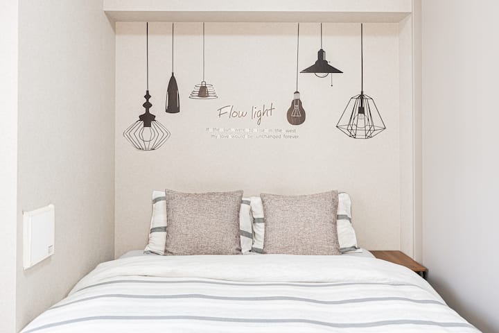 【C3】位置绝佳/高档公寓/28㎡/近浅草寺/近地铁站/机场银座涉谷上野直达/高速wifi/最大3人 - Ueno