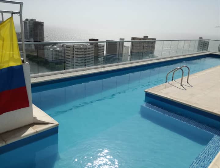 Excellent View, Near The Beach And Wallet City - Cartagena