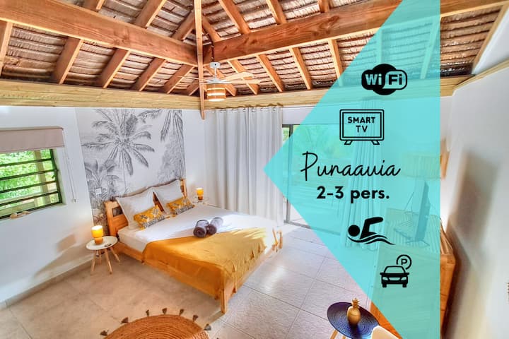 Elégant Studio | 2 à 3 Pers | Wifi | Piscine - Tahiti