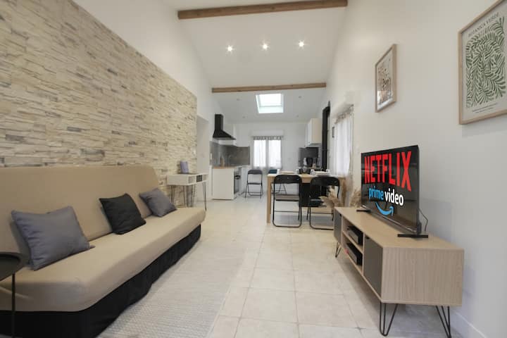 Maison Pierre & Poutres - Parking - Orly 10min - Thiais