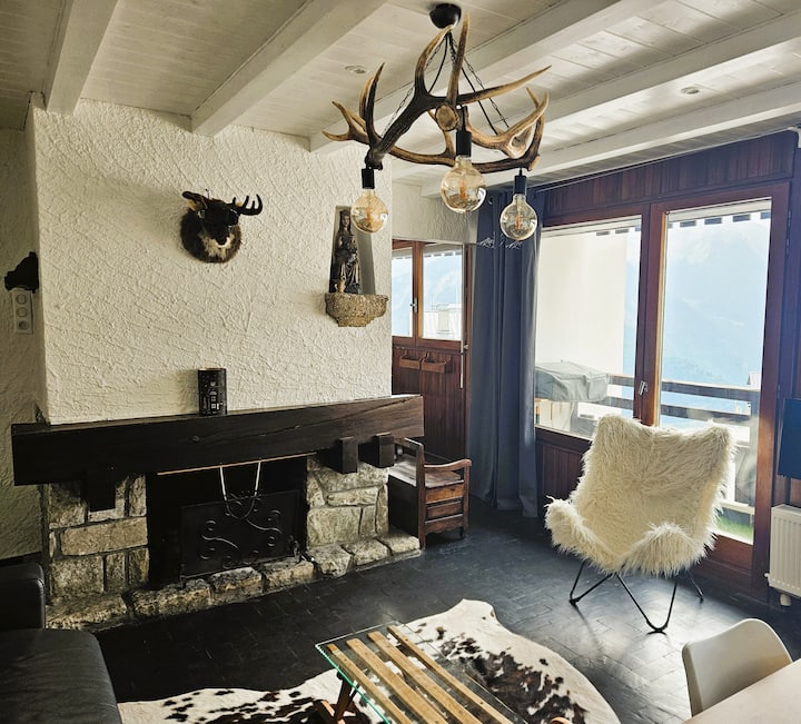 T4 Chaleureux, Balcon & Vue Imprenable Montagne - Pic du Midi