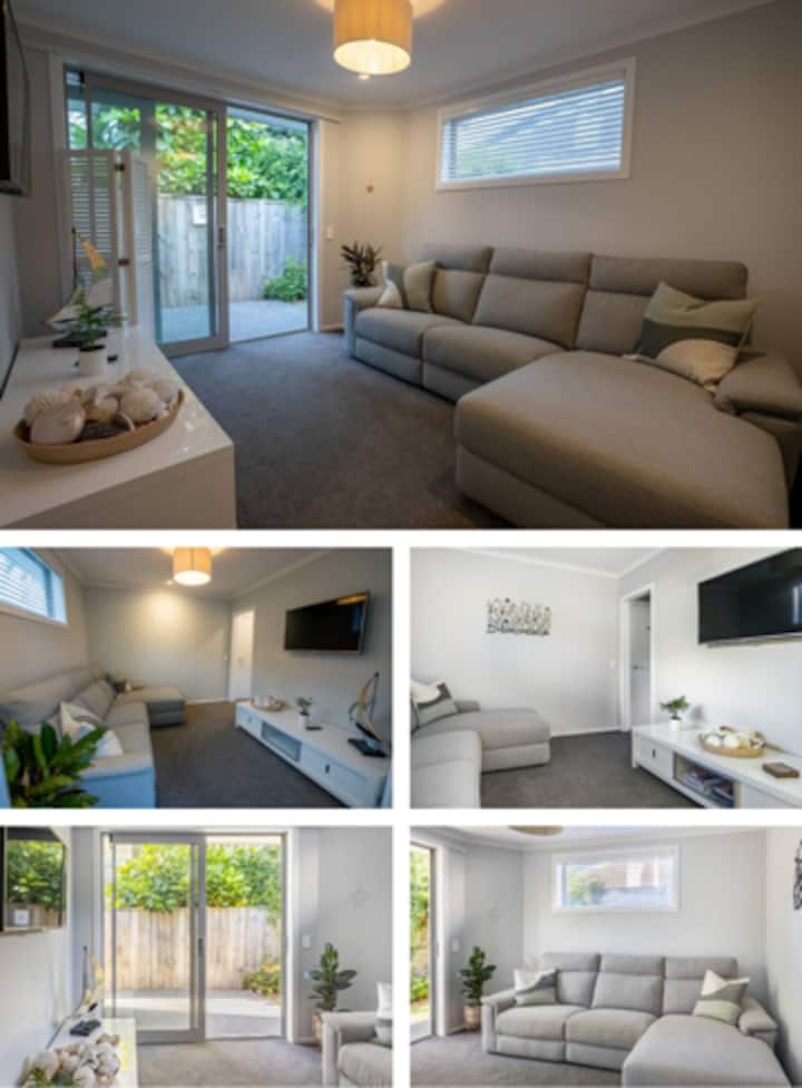 Apartment-style Private Beach Retreat – King Bed - Papamoa