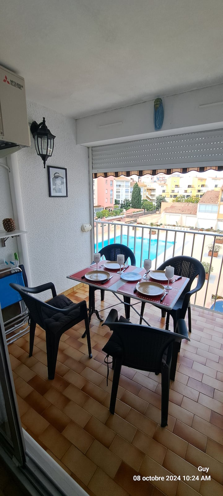 Appart Climatisé Vue Piscine Parking Privé Wifi - Agde