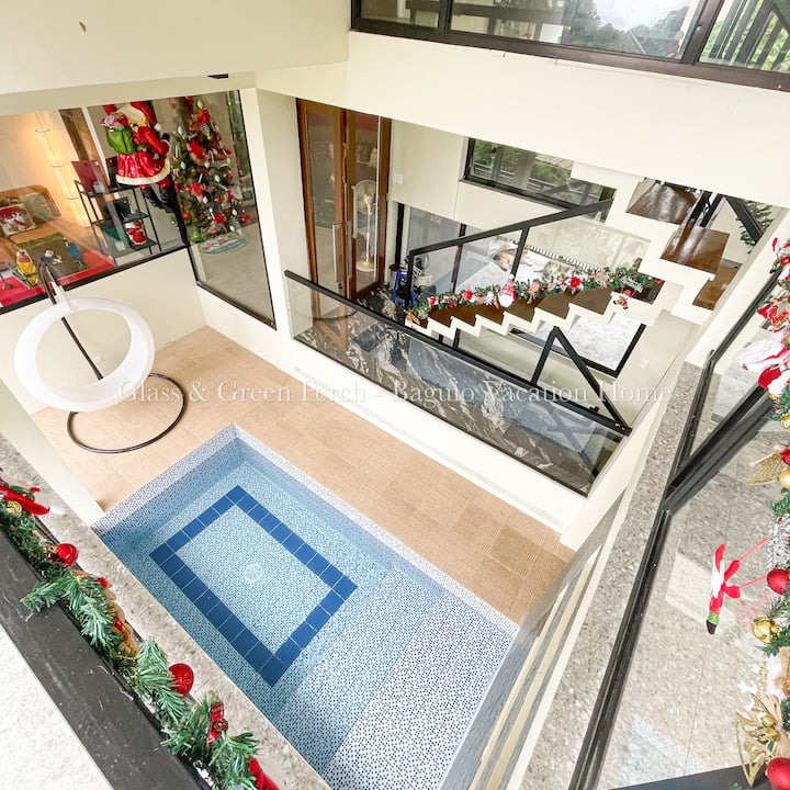 Glass & Green Perch | Heated Pool & Rooftop Bbq - Baguio