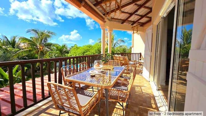 Lakaz Del Sol- Newly Renovated 1st Floor Apartment - Maurice