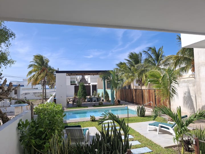1. Hermoso Departamento A Unos Pasos De La Playa - Yucatán