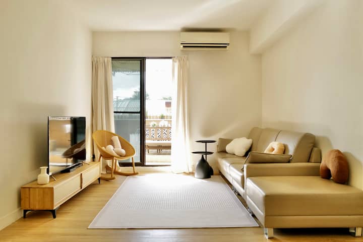 『Villa Like』-電梯公寓/捷運5分鐘/士林夜市/露台/101/西門町/寧夏夜市/月租 - Taipei