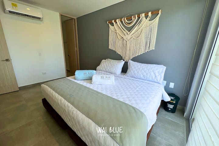 Wai Blue /Salguero Suites /Balcon/vista Mar/ssg05 - Santa Marta