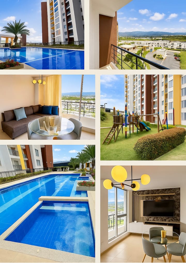 Family Apartment With Pool And Mountain View - Dosquebradas