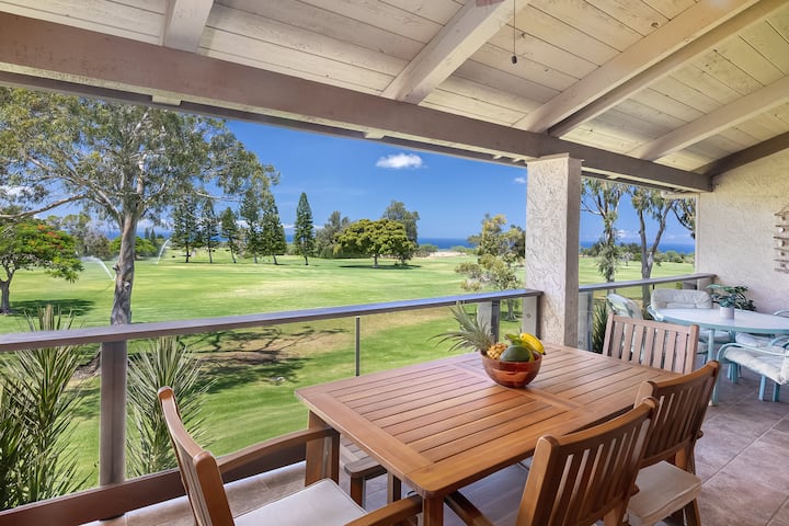 Ocean Golf Views, Pool & Hot Tub, Family-friendly - Hawaï