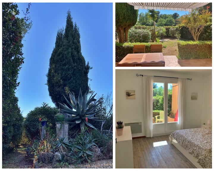 Appart T2 (4 Pers) Rez-de-jardin 3* Proche Plage - Le Pradet