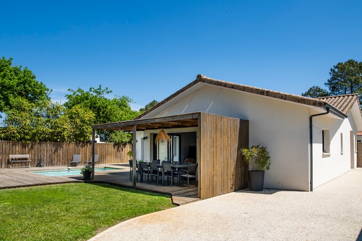 Superbe Villa Avec Piscine Privée - Biganos