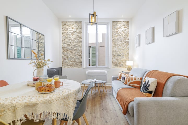 Vieil Antibes Superb New Flat, For 3, Ac, Wi-fi - Antibes