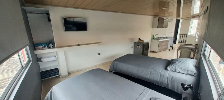 Apartamento Full Amoblado De 1 Ambiente - Facatativá