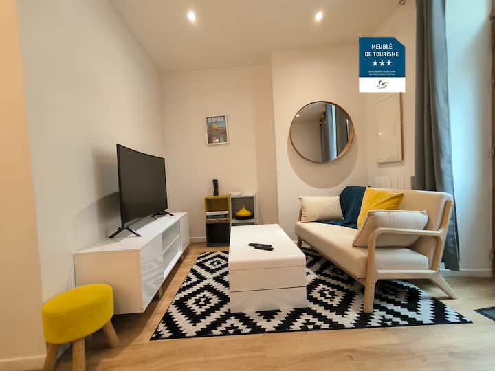 Hypercentre-bien éQuipé-2 Chambres -6pers-1 Bureau - Pau