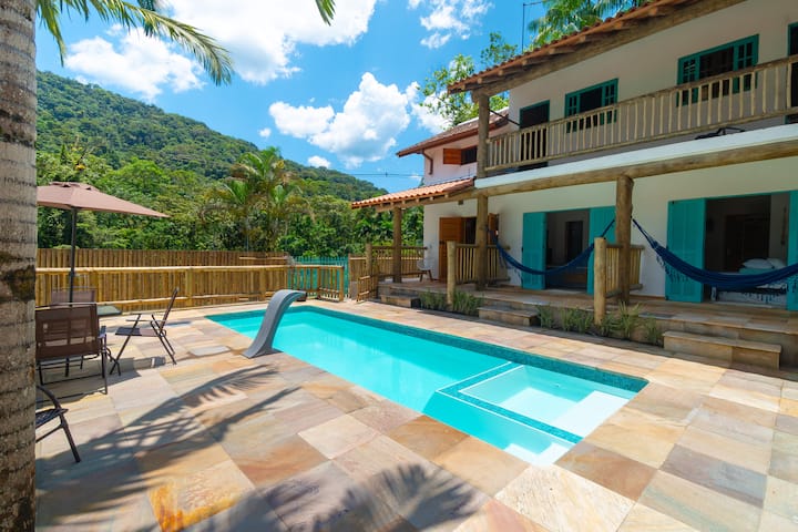 Casa Mar E Selva Itamambuca 4 Suítes - Ubatuba