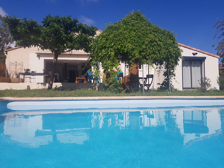 Villa Piscine Et Grand Jardin Proche Bord De Mer - Frontignan