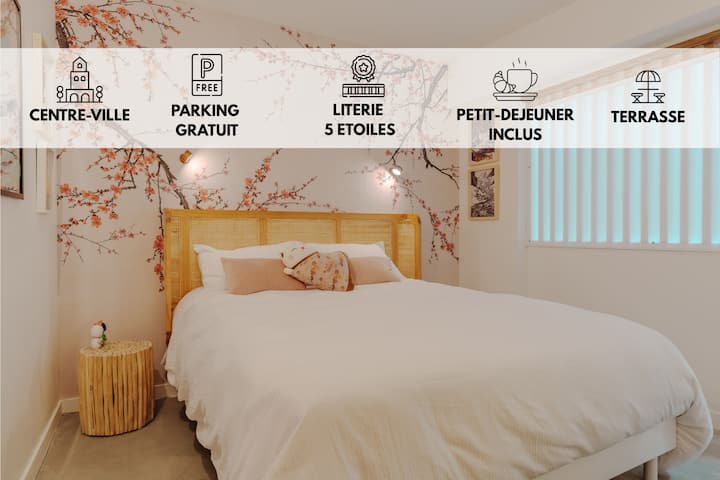 Chambre Double Dans Un Loft Cosy En Cœur De Ville - Villeneuve-sur-Lot