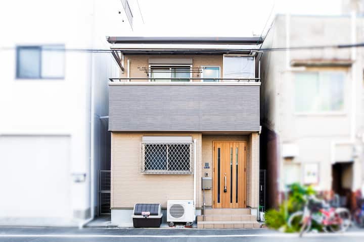 岸里东|临近难波、通天阁|岸里站约7分|双线地铁直达难波、梅田、天王寺|日式整栋一户建 - Japan