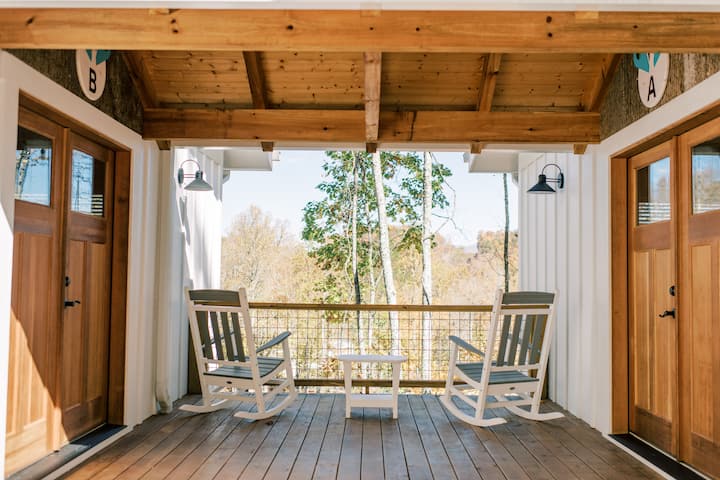 Cabin Duplex, 2 Out Of 4 Cabins At Peacock Reserve - Cherokee, NC