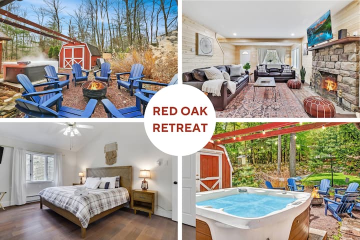 Mins To Lake! Hot Tub-fire Pit-hammock-bbq-games - Lake Harmony, PA