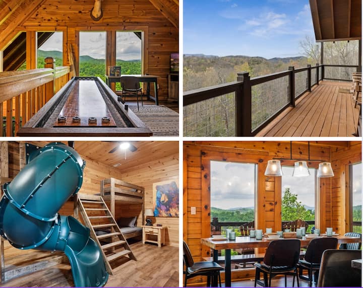 Secluded - Amazing Views - Bunk Room Slide