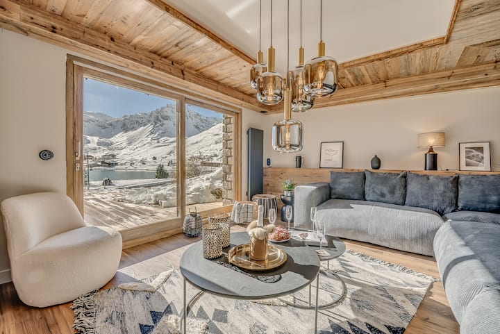 App Vue Sur Lac. 12 Pers Terrasse Garage - Tignes