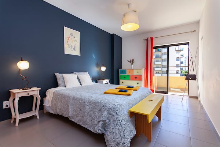 4min Walk To Beach W/pool / Balcony /Tennis/bbq/ac - Praia da Rocha