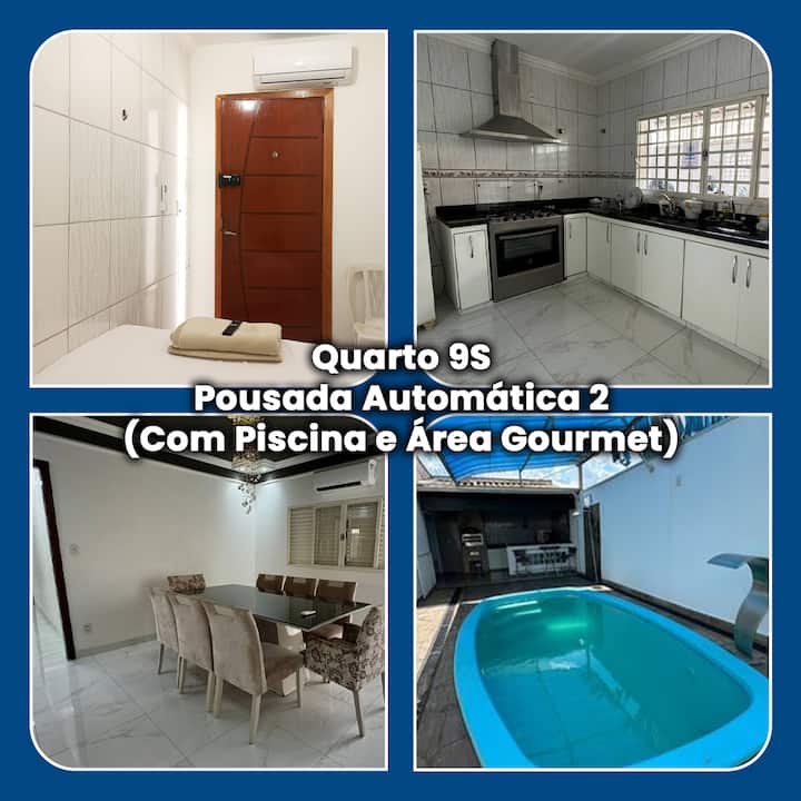 Quarto 9s Casal Tv, Ar. (Sem Garagem) - Uberlândia