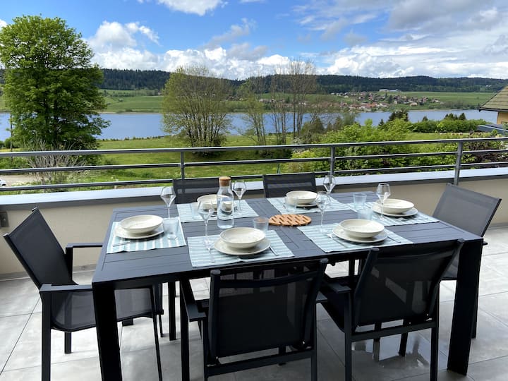 Duplex 6 Personnes, Vue Panoramique Sur Lac - Métabief