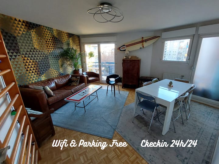 Le Cosy Chic - Balnéo - Villeurbanne