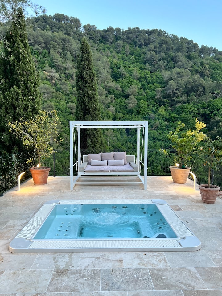 T2 Cosy Avec Jacuzzi, Clim & Parking – Proche Nice - Nice