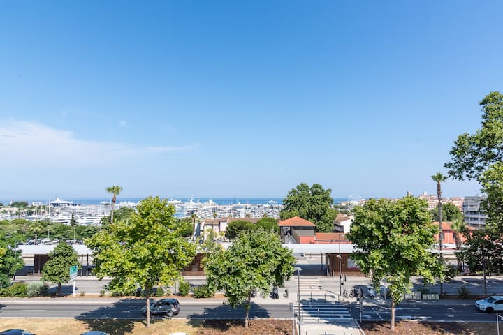 Vue Imprenable Sur Le Port • Plage & Centre à Pied - Juan les Pins