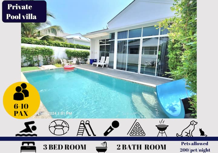 Beachtown2 Cha-am  Private Poolvilla From Beach2km - Cha-am