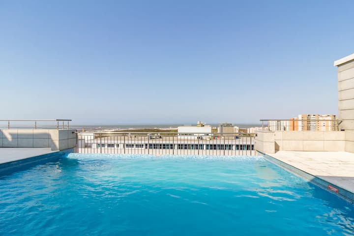 Blue Gardens - Moderna Suite En Hilton-buenavista - Barranquilla