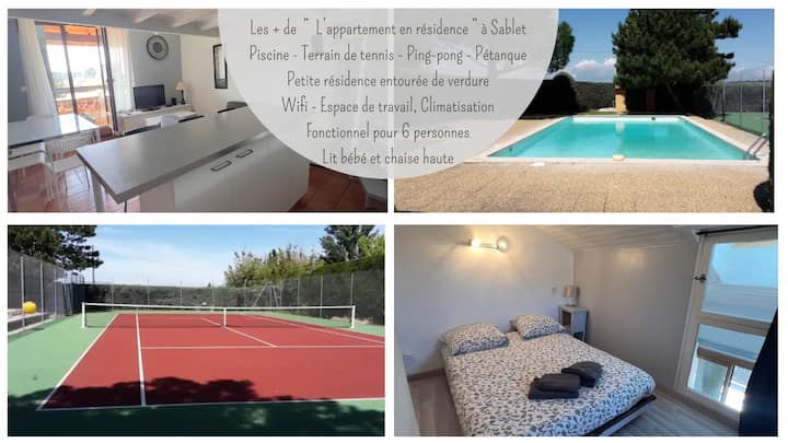 Appartement En Duplex Climatisé Avec Terrasse - Beaumes-de-Venise